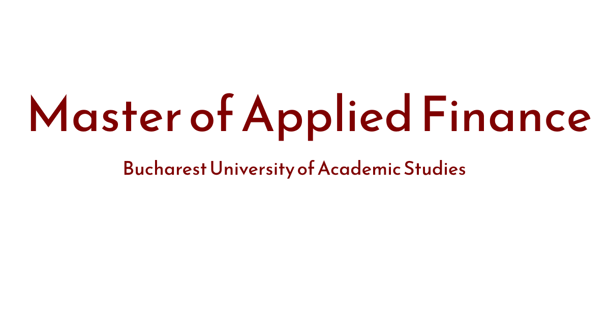 Home - Master Of Applied Finance